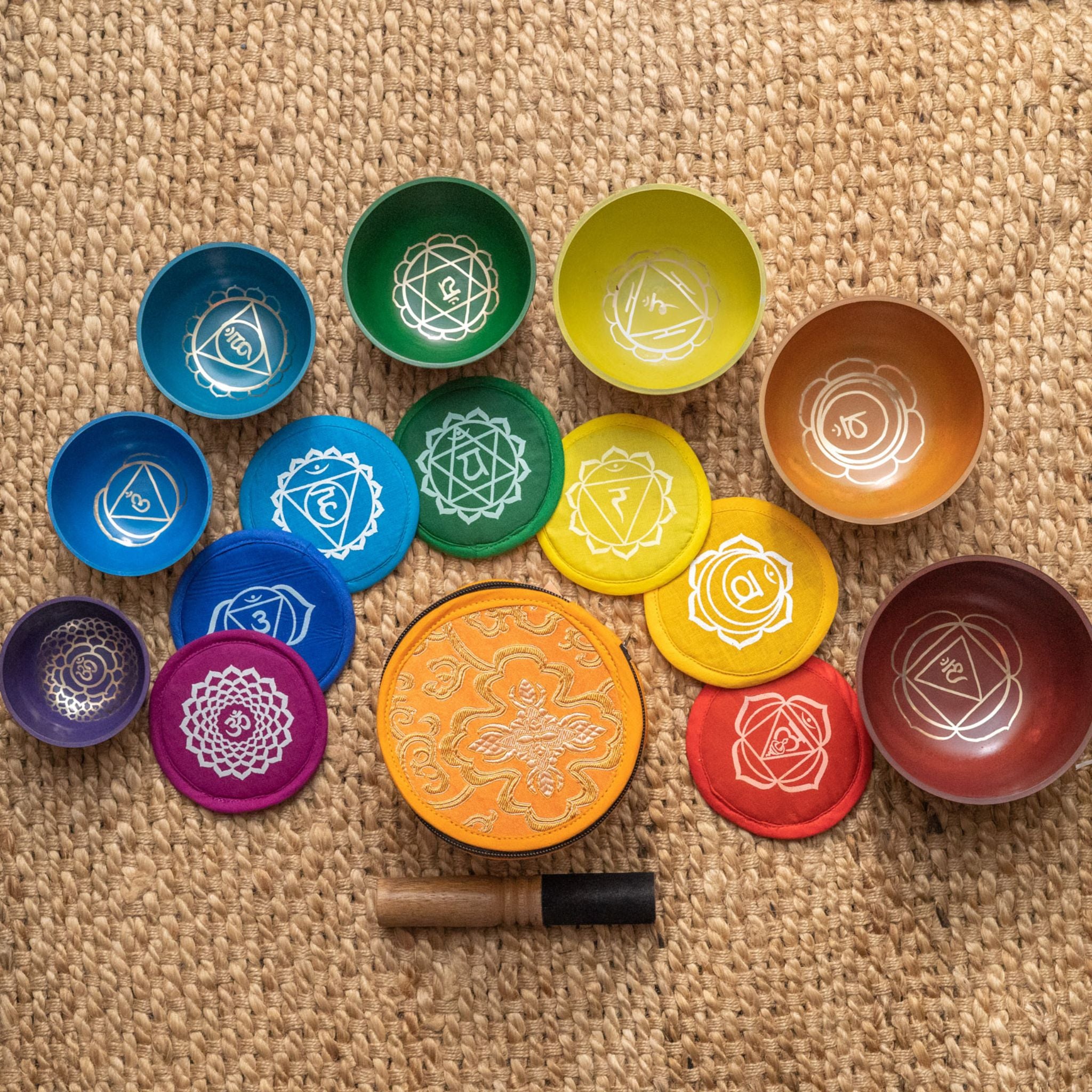7 set Singing Bowl with Chakra colour -Shop Now – Singing Bowl Shop